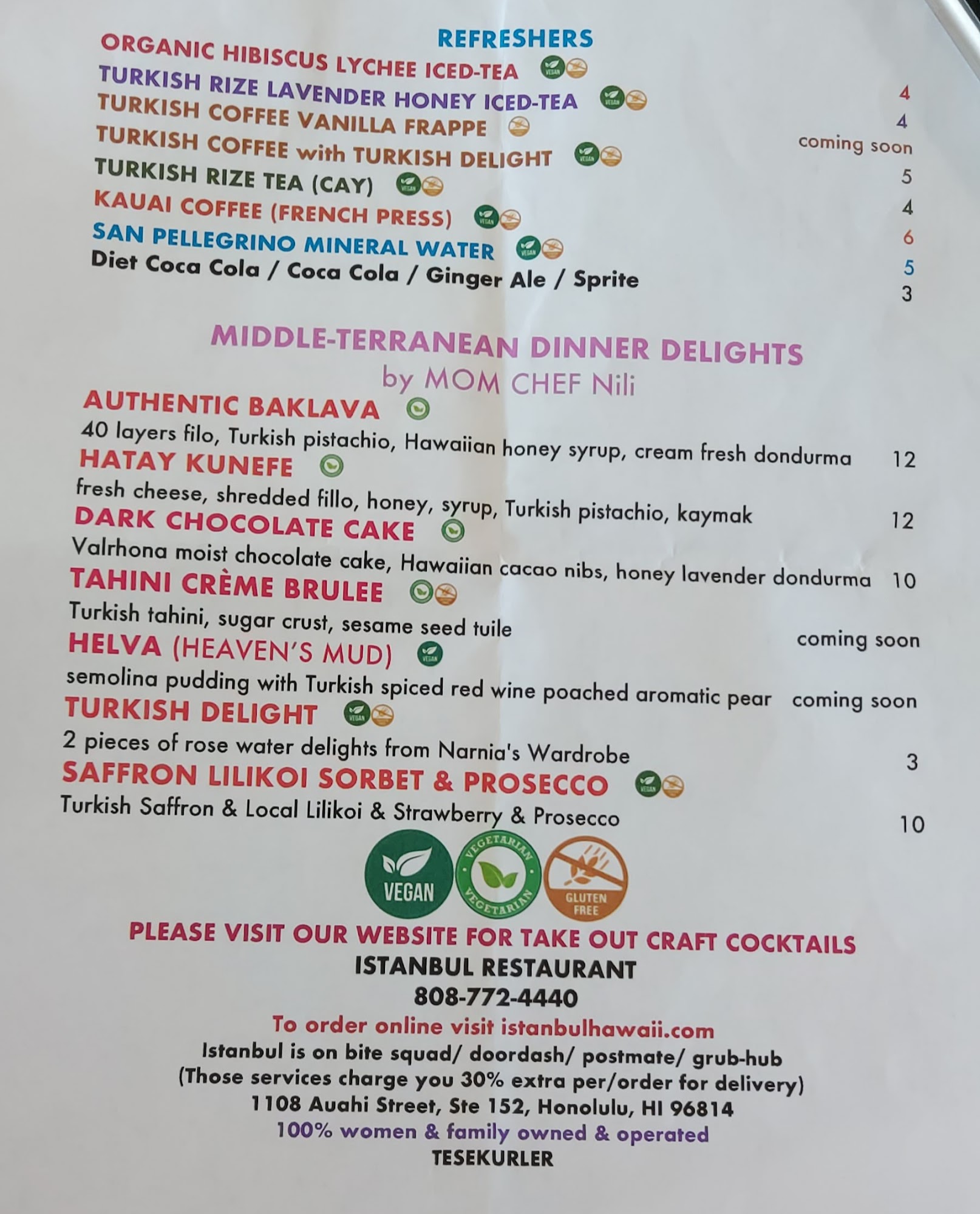 Istanbul Hawaii - Honolulu, HI | Hawaiian Local