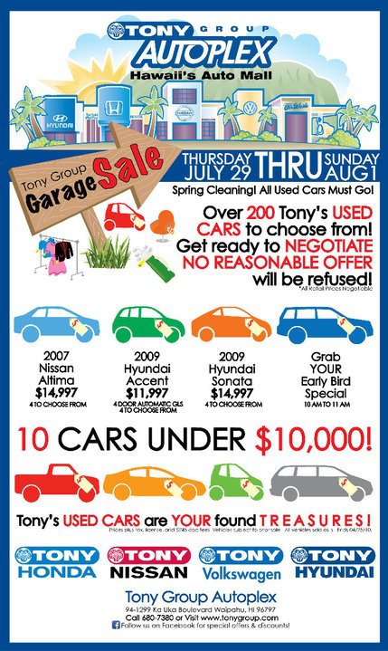 Tony Group Autoplex - Waipahu, HI | Hawaiian Local