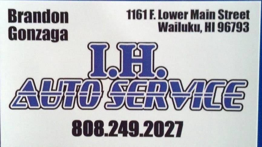 I.H. AUTO SERVICE - Wailuku, HI | Hawaiian Local